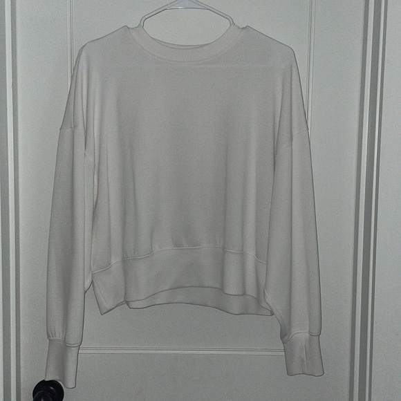 Jackets & Coats | White Cropped As Revival Crewneck Adult Xs | Poshmark
